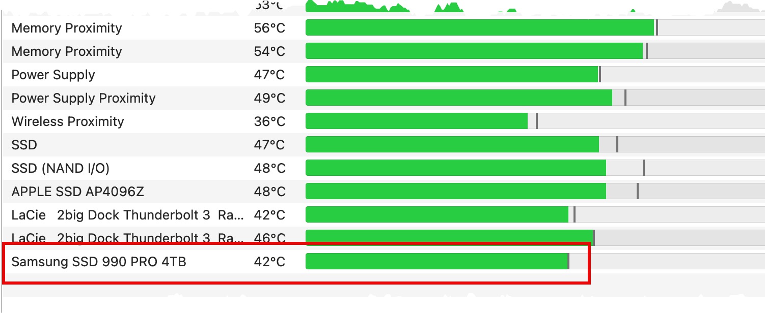 Monitoring Temperatures on External NVMe SSD Enclosures under Mac OS ...